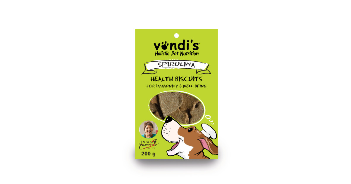 Pet Heaven | Buy Vondi's Online | Vondi's Jenny Morris Spirulina Dog ...