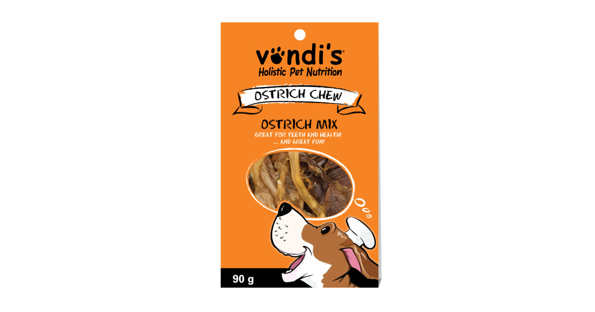 Pet Heaven | Buy Vondi's Online | Vondi's Ostrich Dog Chew Mix | Pet ...